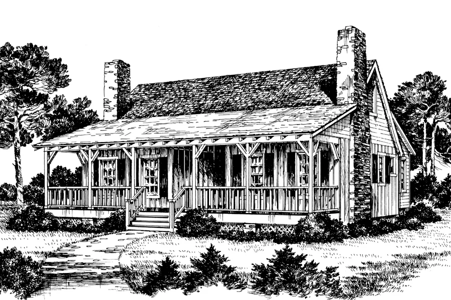Dogtrot House Plan | Southern Living House Plans